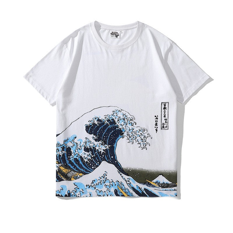 Japanese And Fashion Short-sleeved T-shirts For Men And Women – Afnan store